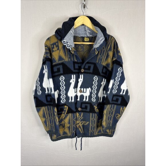 Tejidos | Jackets & Coats | Tejidos Atahualpa Wool Llama Hoodie Jacket ...